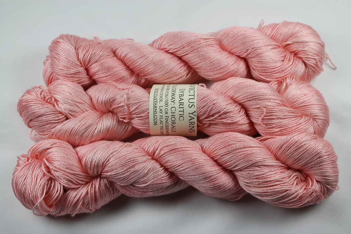 Chorale Sybaritic 100% silk fingering weight yarn – Invictus Yarns