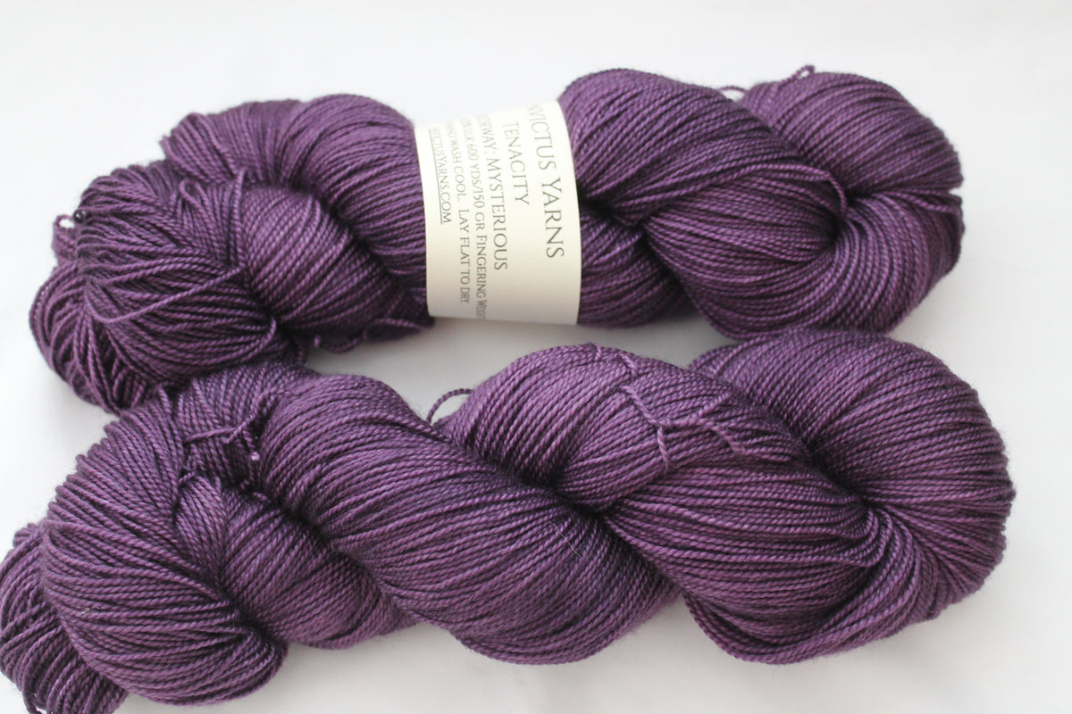 Mysterious Tenacity 80/20 merino/silk fingering weight yarn shawl leng ...