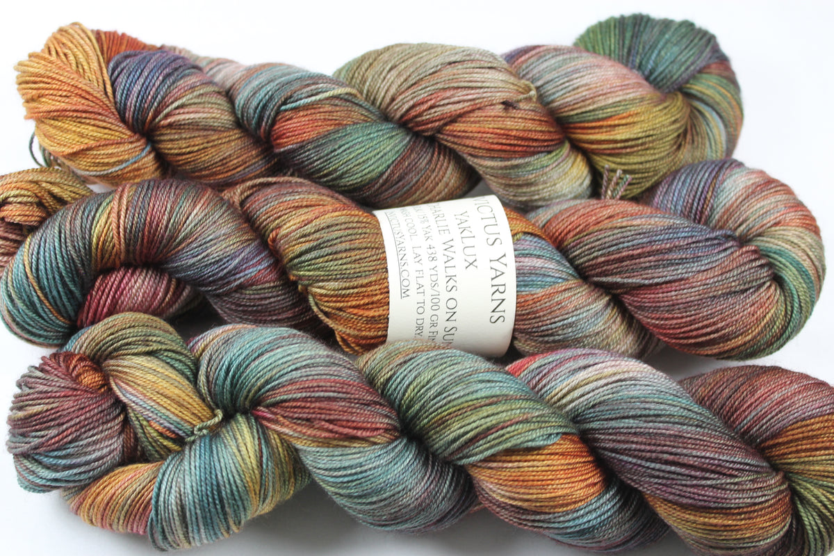 Charlie Walks on Sunshine YakLux Merino/Silk/Yak fingering weight yarn ...